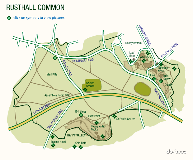 Friends of Tunbridge Wells and Rusthall Commons - Rusthall Common - MAP